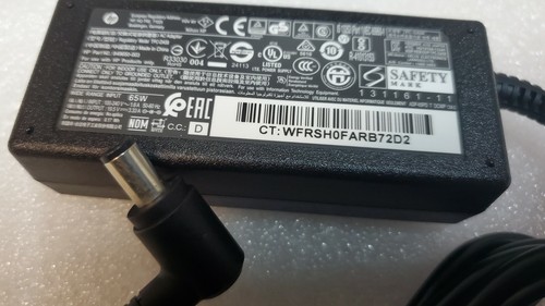 HP 65W 19.5V 3.33A Power AC Adapter 849650-003 TPC-DA58 for 20-C010 All ...