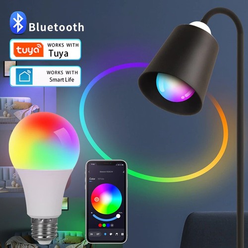 Smart Bluetooth LED RGB Bulb Dimmable App Controlled for Home Office | eBay