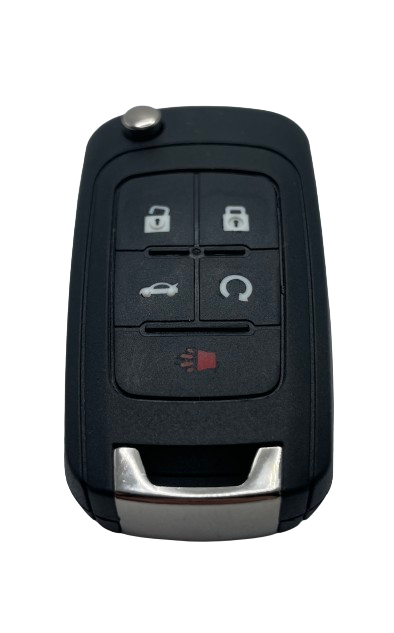 2010 - 2019 Chevrolet 5-button remote flip key FOB OHT01060512 Smart ...