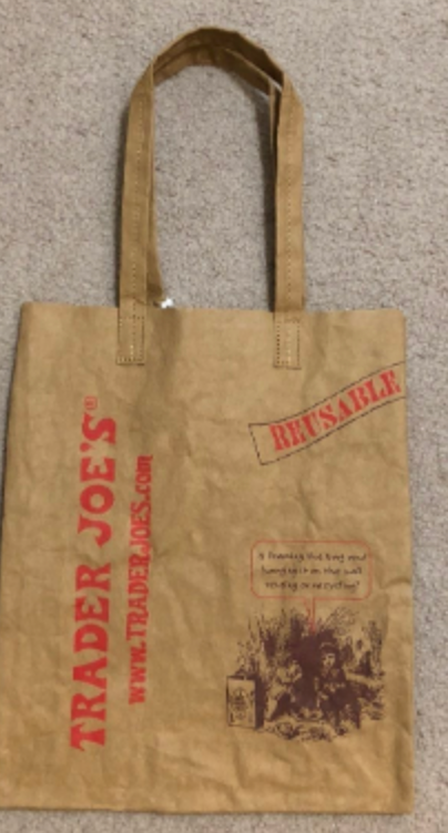 Trader Joes Washable Paper Bag