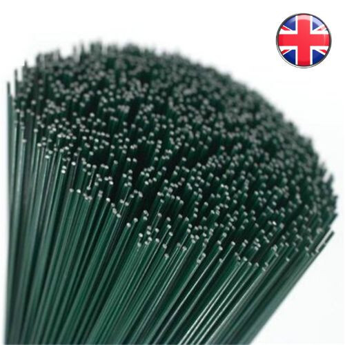 Stub Wire Green lacquered Florist Wreath Wiring 18 20 22 SWG choice of ...