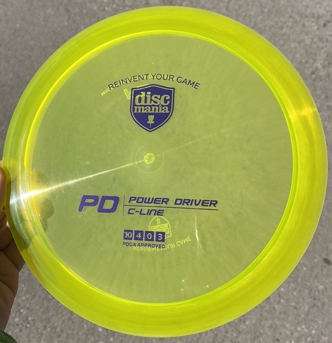 Brand New - Yellow - Discmania C-Line PD - 174g - Disc Golf Disc | eBay