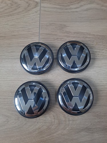 4 X VOLKSWAGEN 56MM ALLOY WHEEL CENTRE CAPS POLO GOLF 1J0601171 | eBay