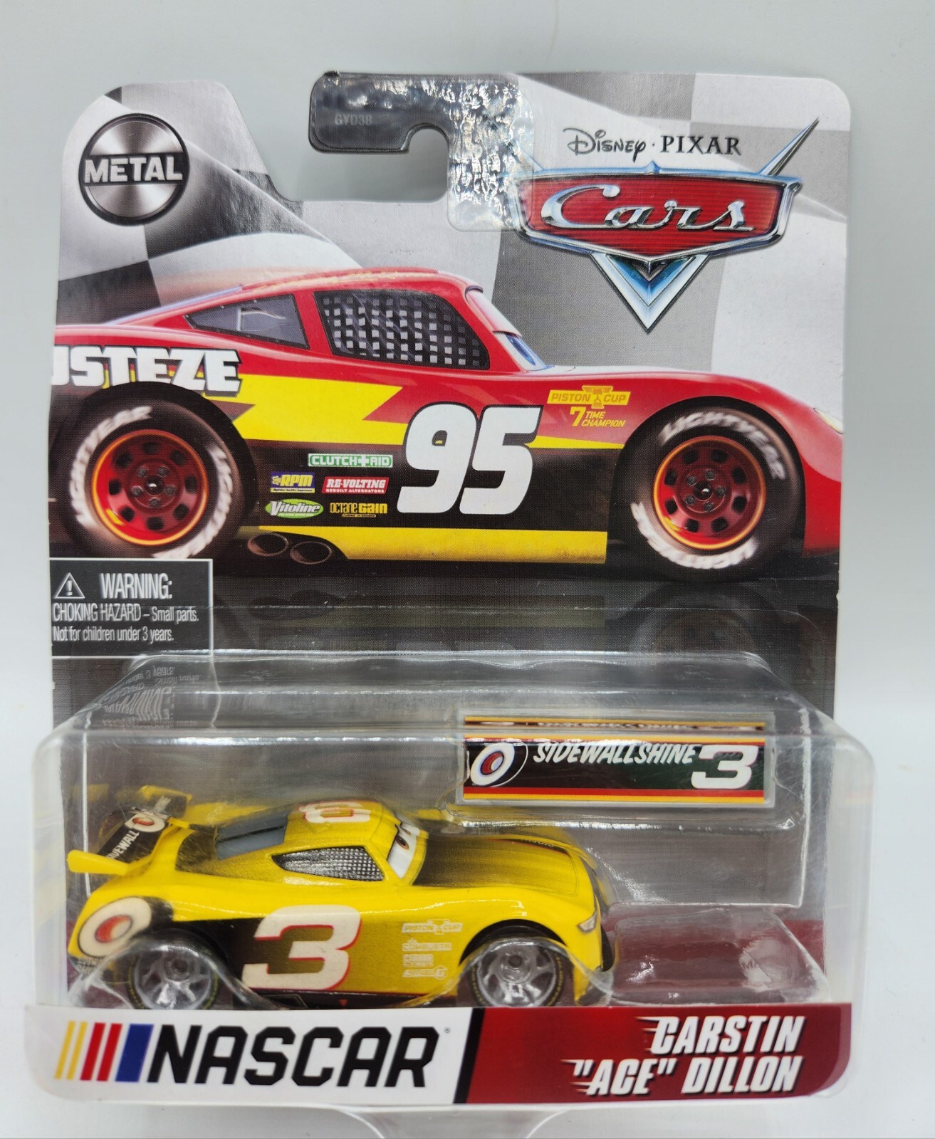 Disney Pixar Cars Carstin “Ace” Dillon #3 NASCAR Metal Series NIB | eBay