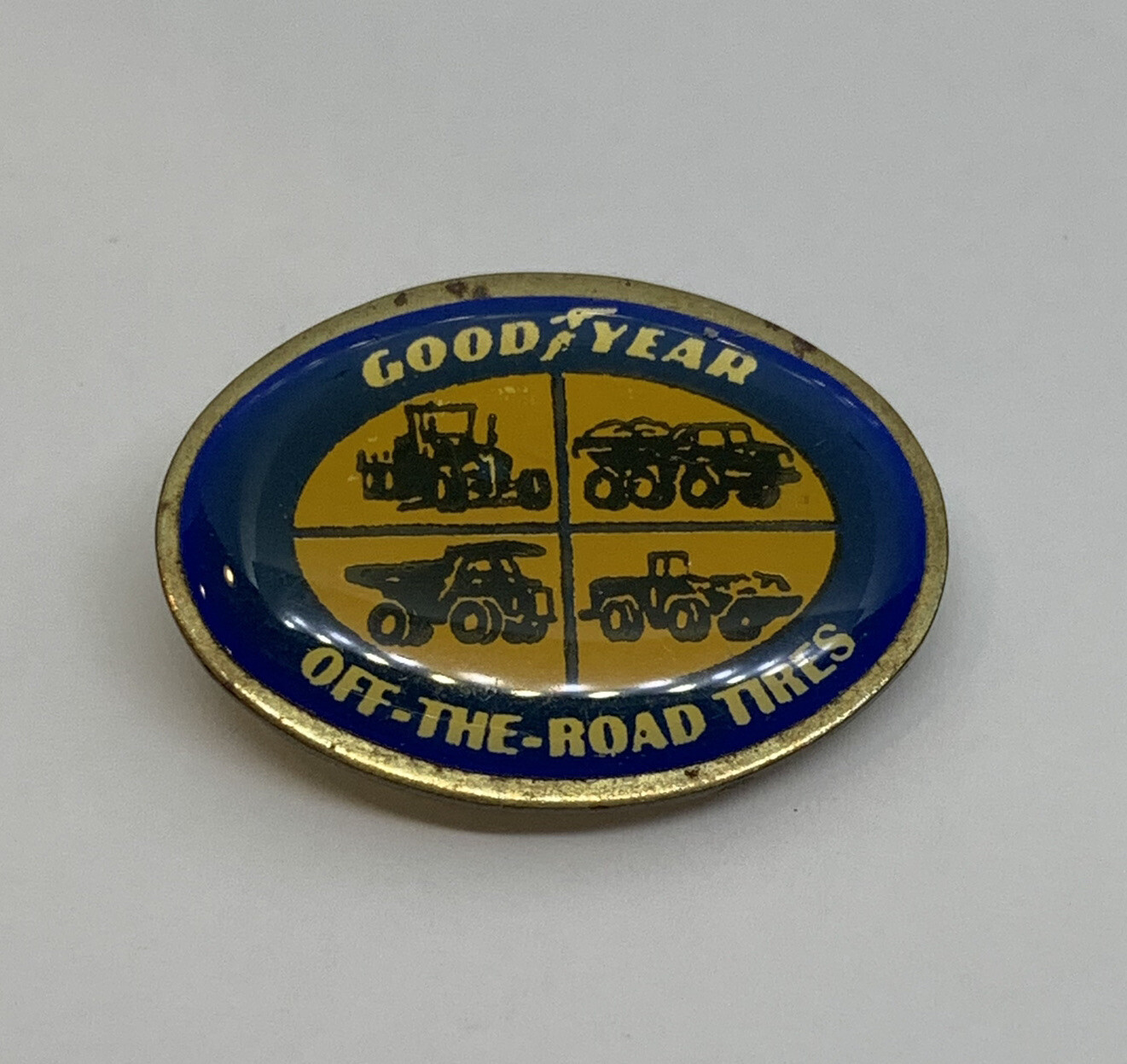 Goodyear Good Year Off The Road Tires Logo Advertising Lapel Pin (3) | eBay