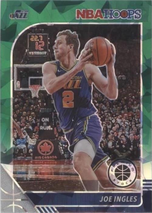 2019-20 Panini NBA Hoops Premium Stock - Joe Ingles #188 Green Cracked ...