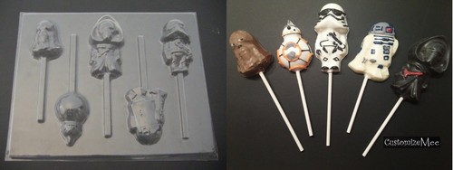 STAR WARS BB8 Chewy Kylo Ren R2D2 Storm Trooper Chocolate Candy ...