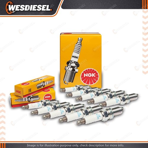 10 x NGK Spark Plugs fit Bmw M5 E60 M6 E63 E64 5.0L V10 MPFI V-DOHC ...