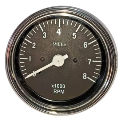 Smiths Replica Tachometer 0-8000 RPM Electronics Electric Tacho 85MM ...