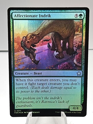 x1 Affectionate Indrik FDN Foundations MTG 211 UNCOMMON M/NM 1x | eBay