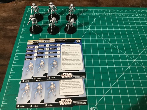 Star Wars minis wotc KOTOR Juggernaut War Droid x6 w/card common | eBay