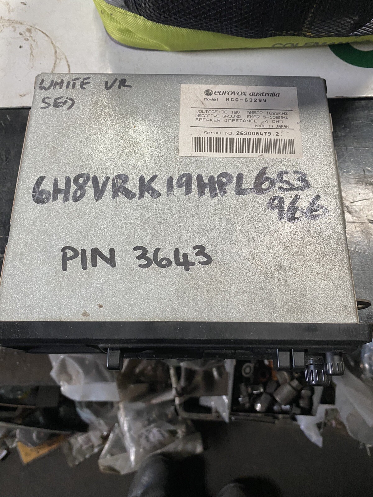 VR VS Commodore RADIO STEREO original GM COMMODORE EXECUTIVE RADIO MCC ...