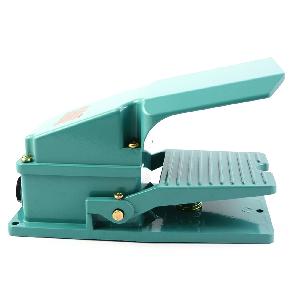 AC250V 15A Nonslip Metal Momentary CNC Industrial Foot Pedal Switch TFS ...