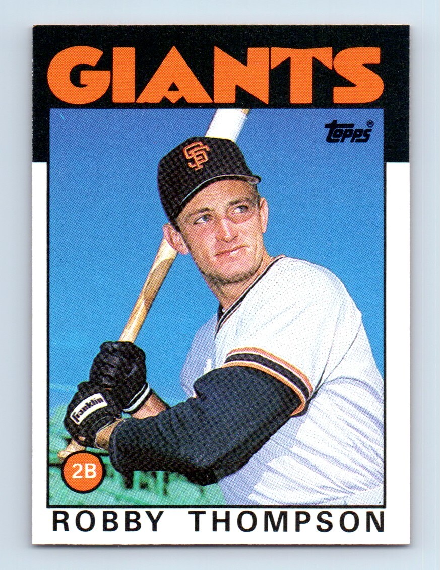 1986 Topps Traded Robby Thompson San Francisco Giants #113T | eBay
