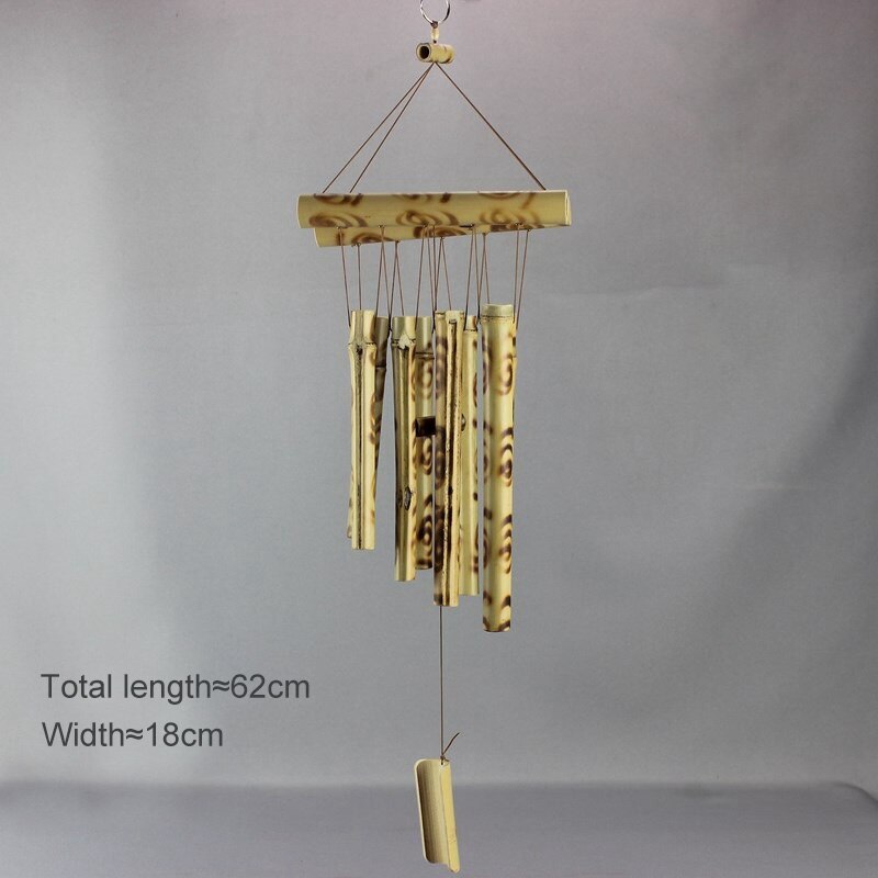 Handmade Bamboo Bell Natural Wind Chimes Yard Garden Balcony Windchime ...
