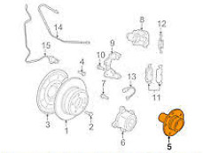 BMW X5 E70 REAR WHEEL HUB DRIVE FLANGE 33406867811 6867811 14-18 NO ...