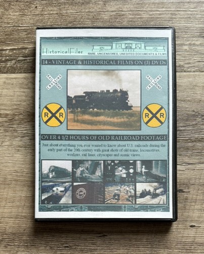 Historic Files: Railroad Films (DVD, 3-Disc Box Set, 2007) 1930’s-1950 ...