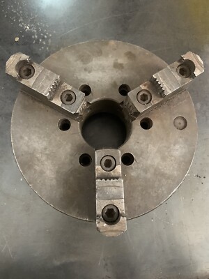 Buck Chuck 3 Jaw 10" True Adjust Chuck Plain Back 2 piece Jaws 2.5 ...