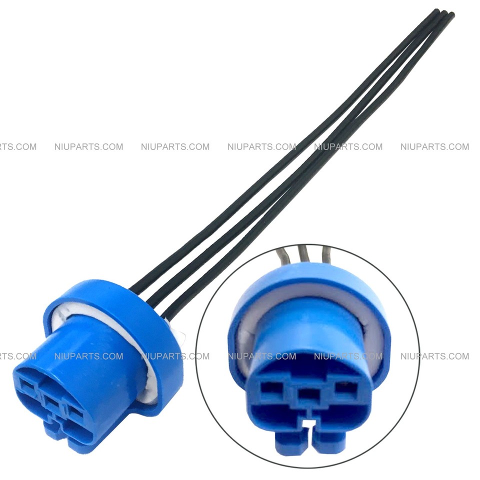 60 Pcs 3 Wire 3 Pin Female High & Low Beam for 9004 Bulbs Connector ...