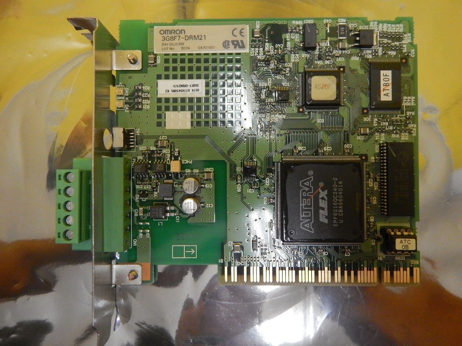 Omron 3G8F7-DRM21-1(1) PCI Bus DeviceNet Board PCB 3G8F7-DRM21 Working ...