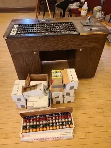 Vintage Ambassador Capitol Bingo Machine | eBay