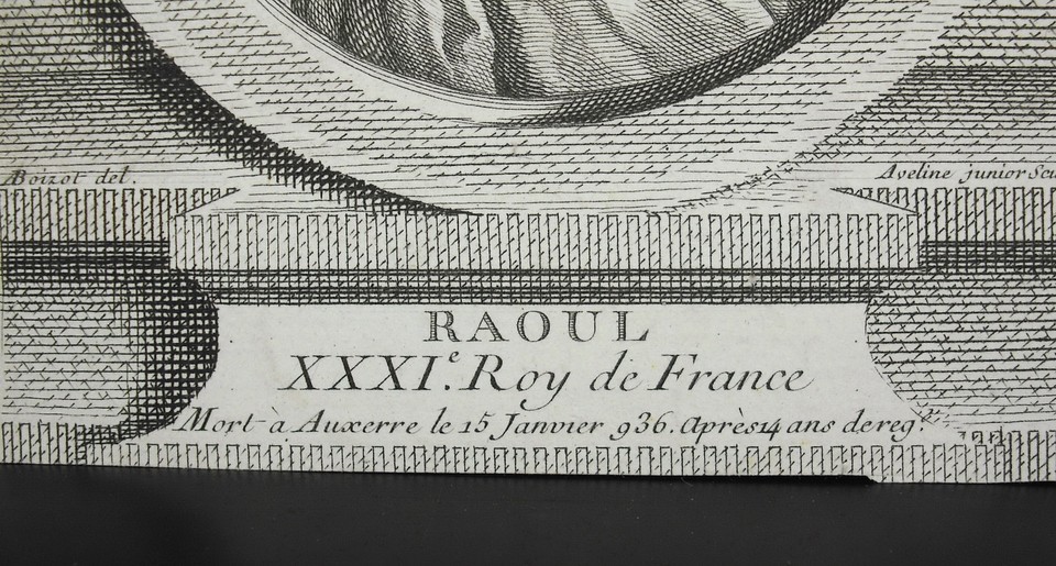 Raoul of Burgundy 31e King de France Antoine Boizot Del Aveline Jr ...