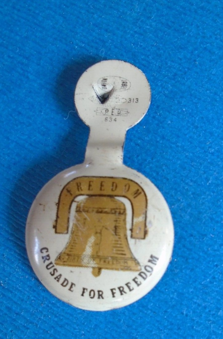Crusade For Freedom pin | eBay