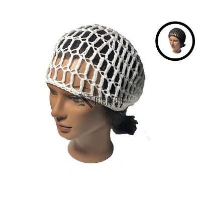 Thick Fishnet Hair Net Slouchy Net Reggae Hairnet Rastafari Dreadlocks ...