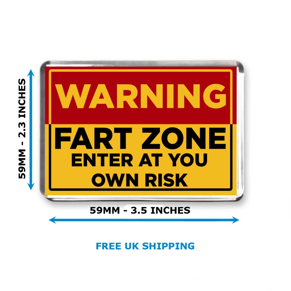 Funny Hazards - Fridge Magnet - Exclusively By Mashed Designs | eBay UK