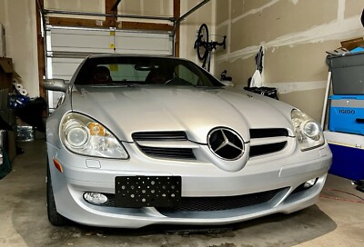 Tow Hook License Plate Mount Bracket for Mercedes-Benz SLK-Class 2005 ...