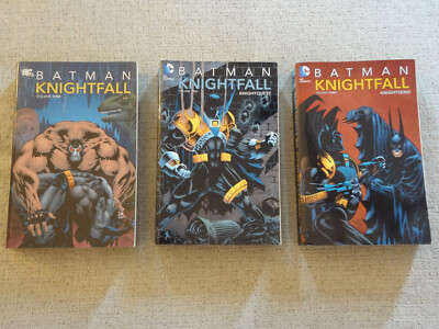 Batman: Knightfall Vol. 1, 2 & 3 Omnibus by D.C. Comics (2012, Trade ...