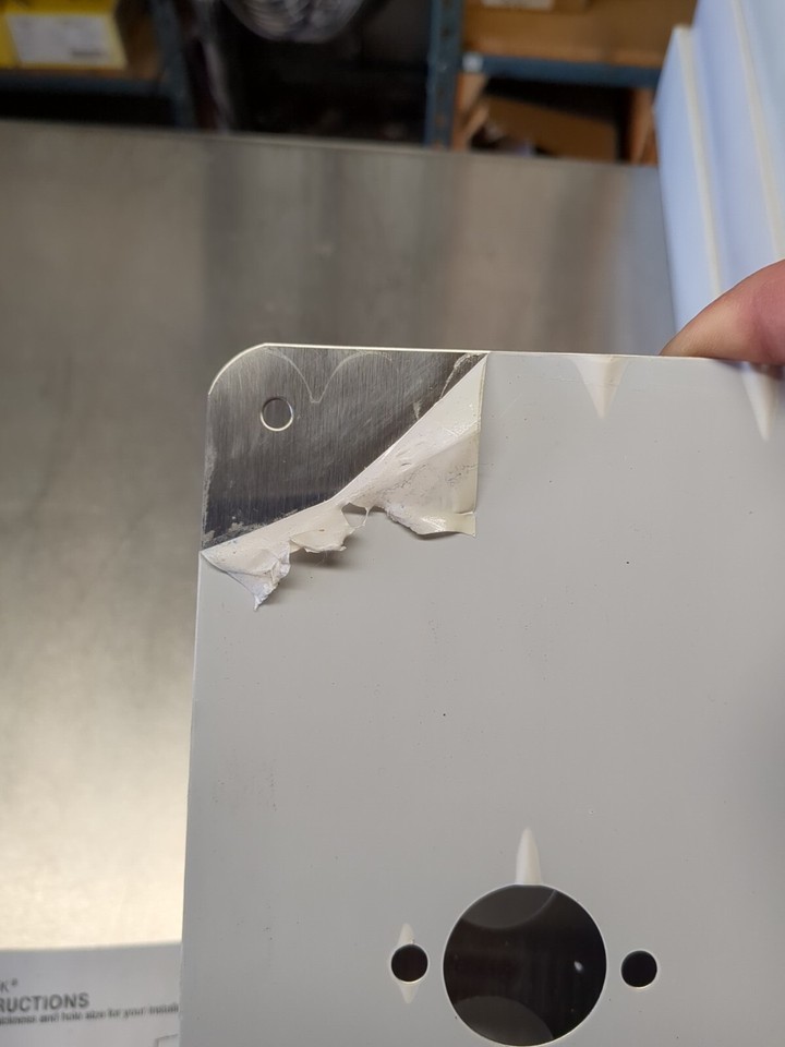 MAG 1000-14S Wrap Around Scar Cover Security Plate 5"x14" Simplex 1000 ...