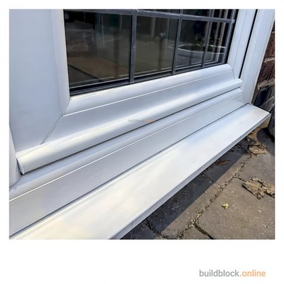 800mm weather bar white with fixings and end caps | eBay UK