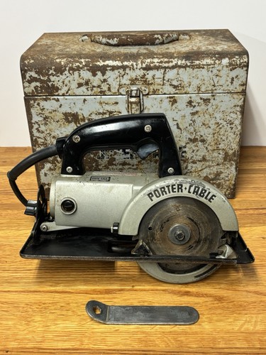 Porter Cable 314 Heavy Duty 4-1/2” Trim Saw Type 3 Made In USA w/ Case ...