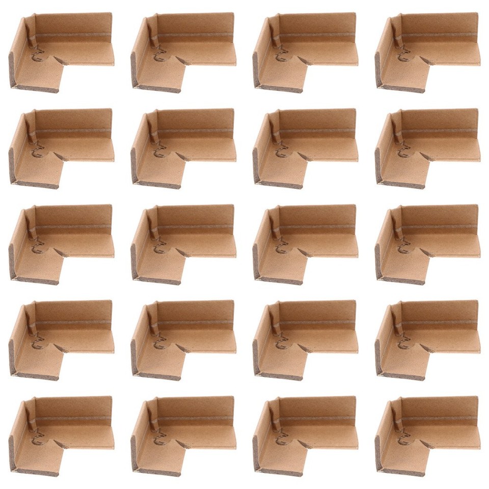 50 Pcs Paper Corner Protectors Cardboard Packaging Corners Carton ...