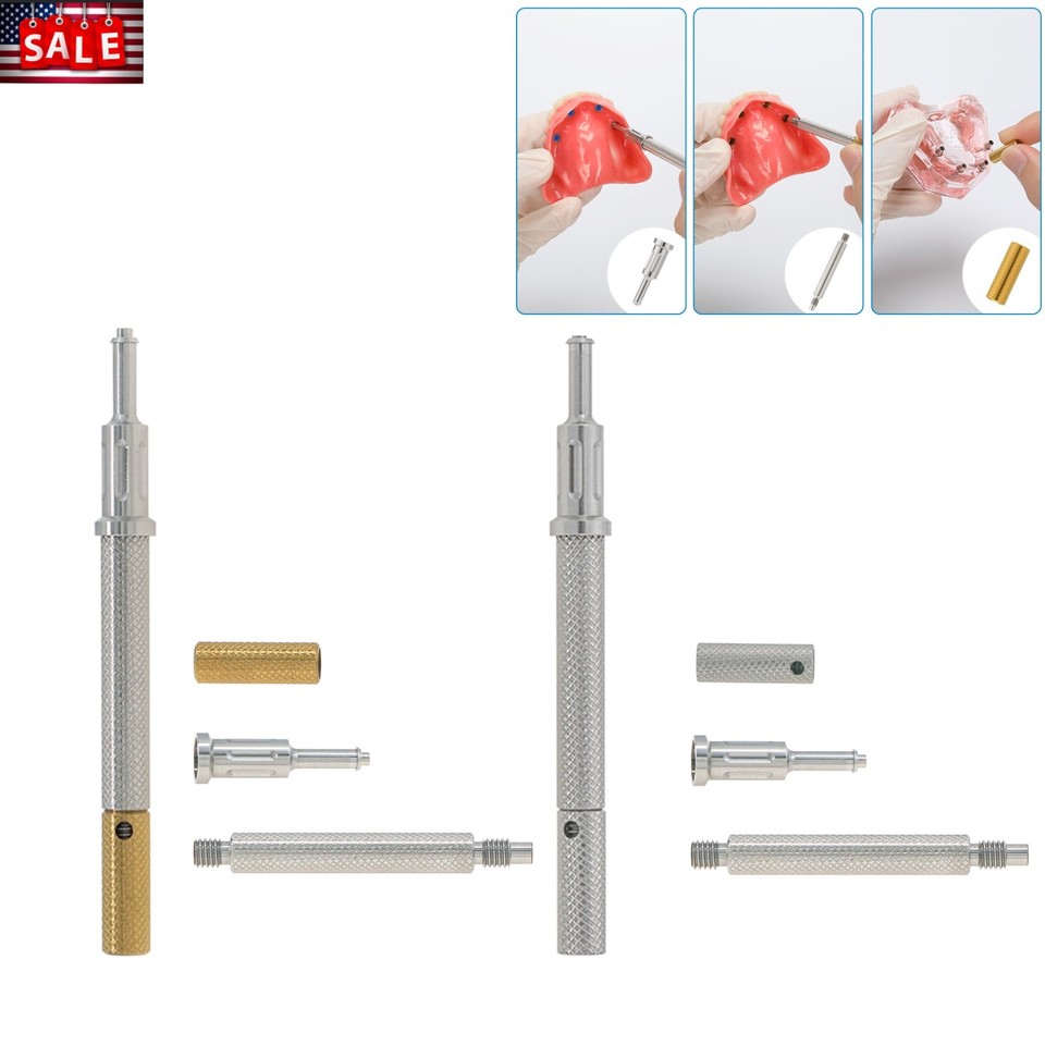 US Dental Overdenture Locator Core Tool Abutments Retention Caps ...