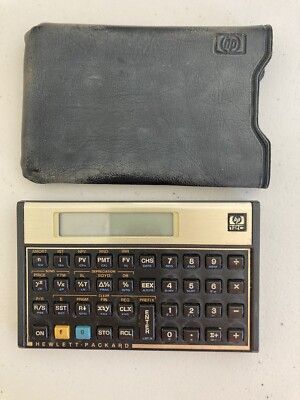 Vintage Hewlett-Packard Packard HP12C Financial Calculator#1309 | eBay