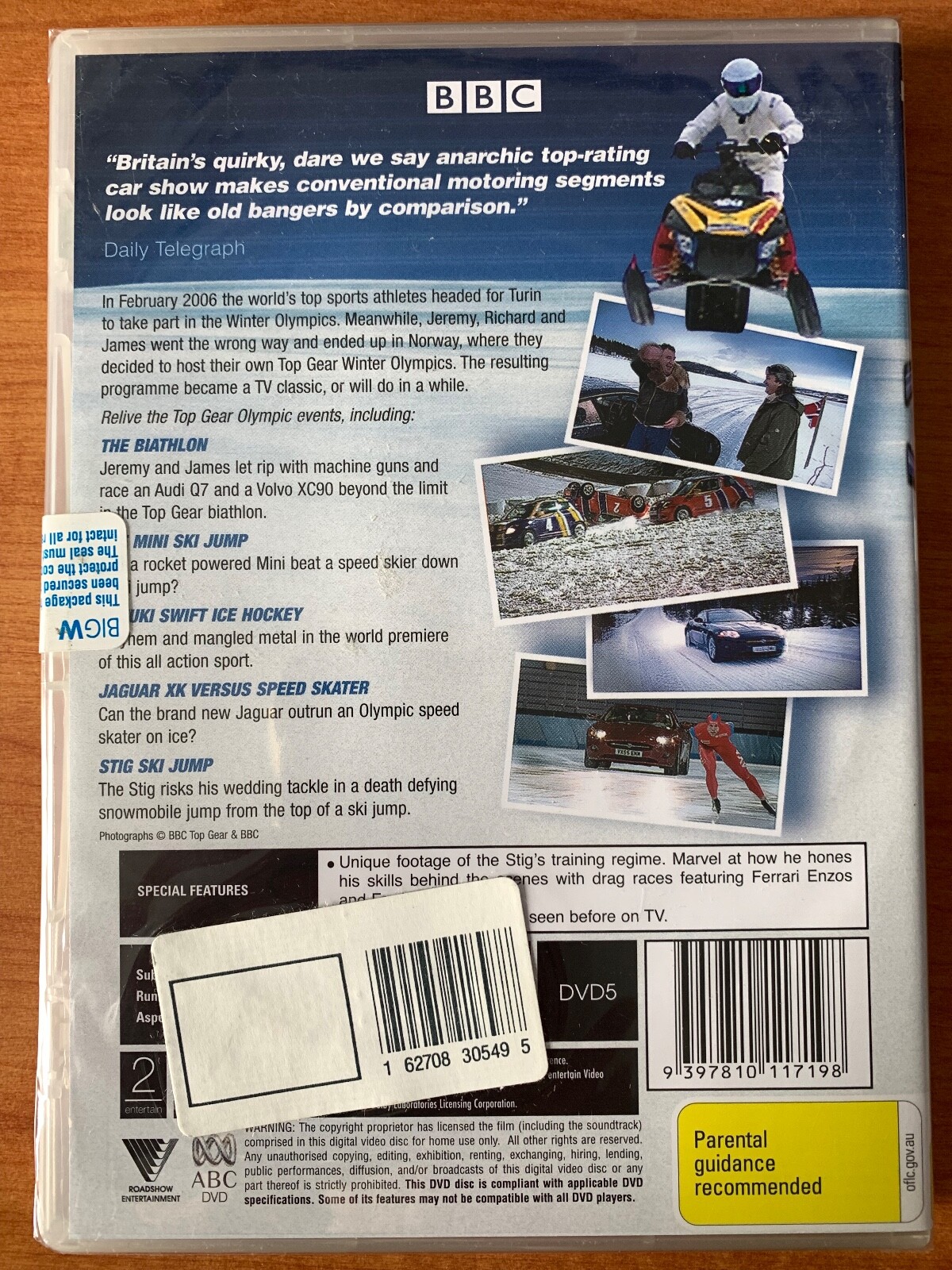 DVD / TOP GEAR - Winter Olympics / NEW & SEALED / BBC / PAL / Region 4 ...