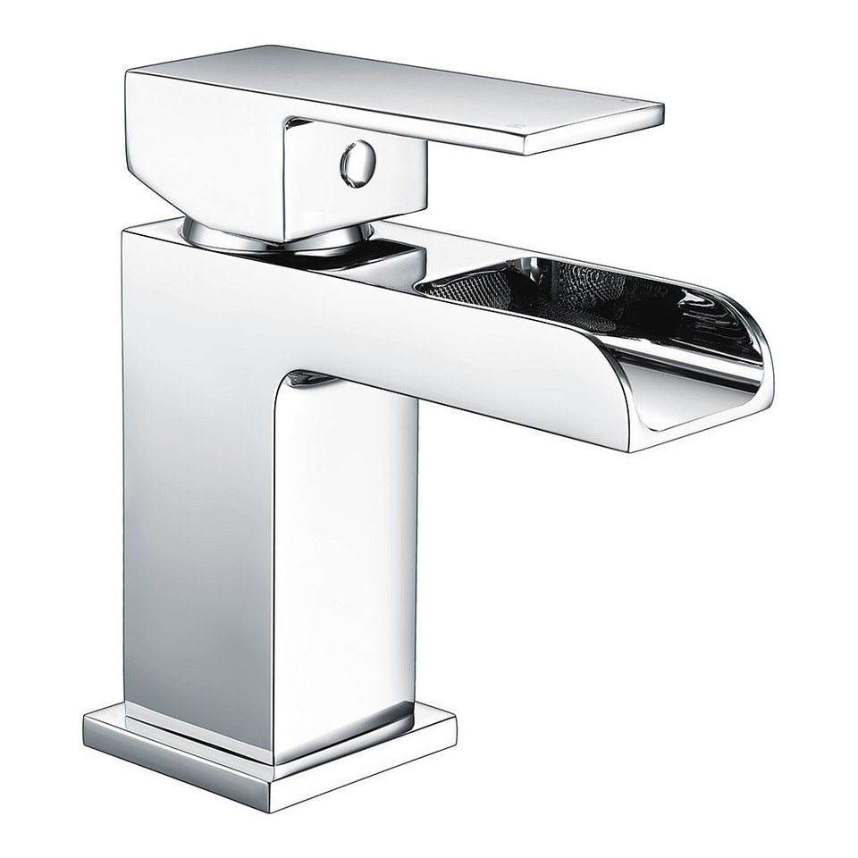 Waterfall Cascade Bathroom Taps, Basin Taps, Freestanding Bath Shower ...