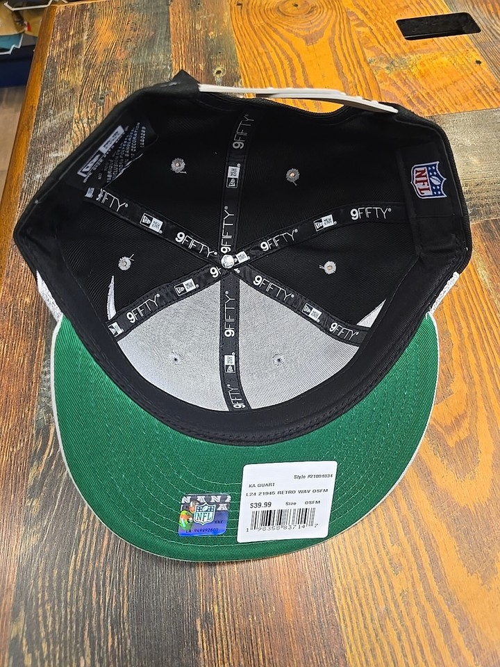 Las Vegas Raiders Oakland cap new ERA 9/fifty retro wave shark tooth ...