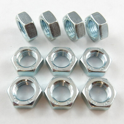 3/8" UNF STEEL LEFT HAND THREAD JAM NUT 10 PK, LH Nuts Off Road Rod End ...