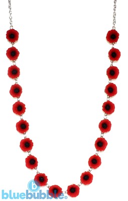 Bluebubble POPPY DAYS Flower Necklace Vintage Boho Festival Chic Mum ...