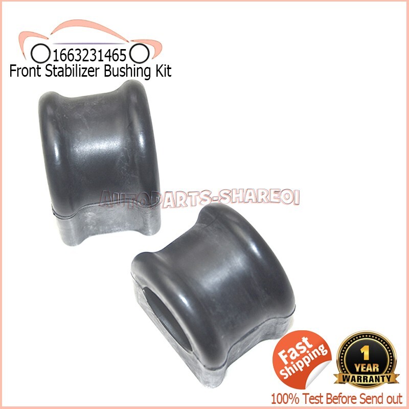 2Pcs 1663231465 Front Stabilizer Sway Bar Bushing For Mercedes Benz ...