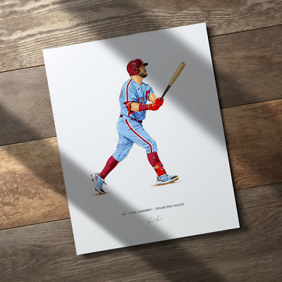 Kyle Schwarber Philadelphia Phillies Baseball 8x10 Print Poster Art ...