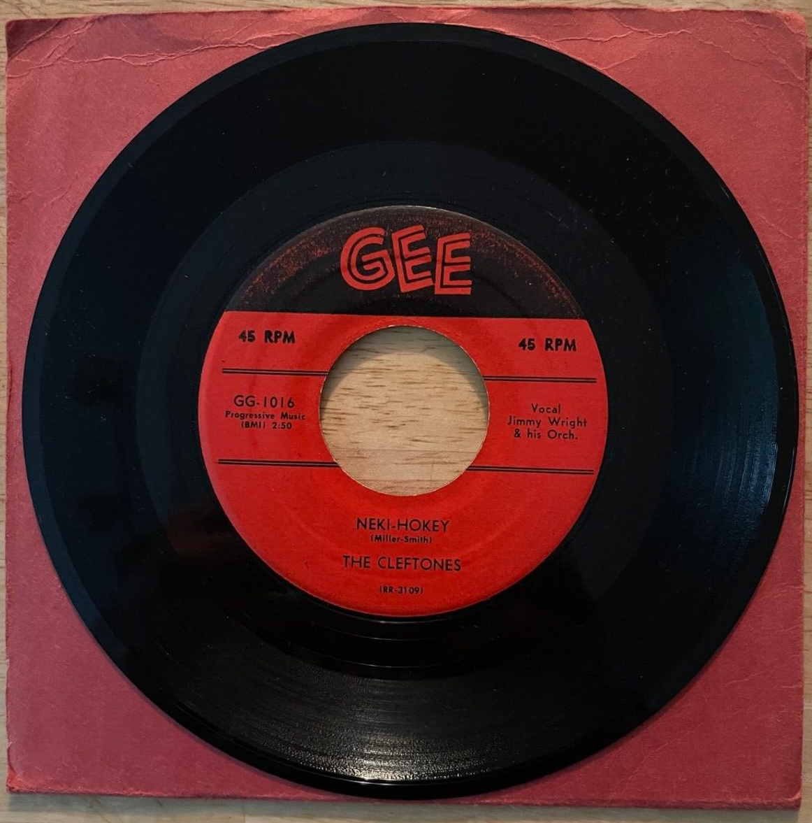 DOO WOP 45 THE CLEFTONES NEKI HOKEY ON GEE SIGNED BY HERB COX | eBay