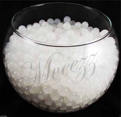 WHITE WATER BEADS AQUA EXPANDING GEL BALL BEADS WEDDING VASE FILLER ...