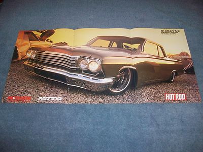 1962 Chevy Biscayne Custom Twin Turbo Poster Chicayne Rad Rides by Troy ...