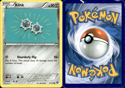 Pokemon TCG Klink 71/114 Steam Siege Common Pokemon Card NM | eBay