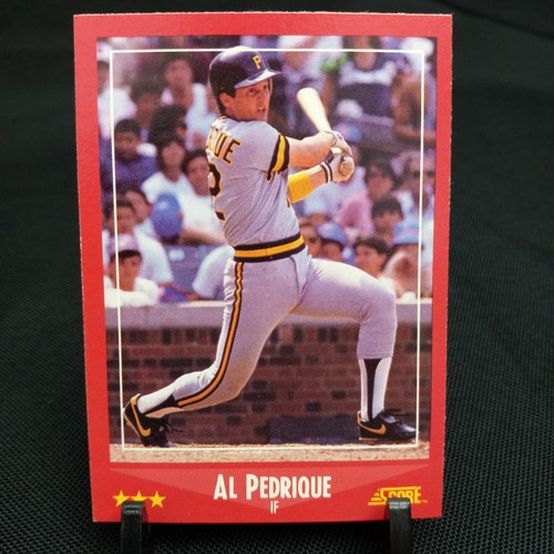 Al Pedrique 1988 Score #301 Card Pittsburgh Pirates Baseball Card ...