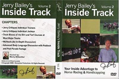 Jerry Bailey's Inside Track Volume 2 DVD VIDEO MOVIE trainers horse ...